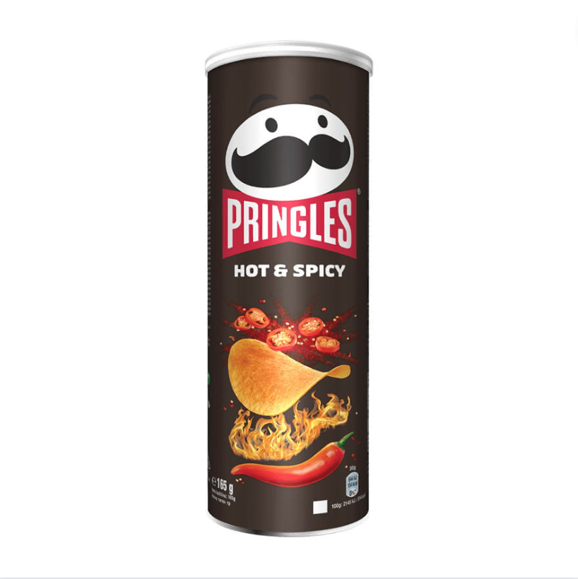 Pringles Hot & Spicy - tubo di patatine piccanti da 165g – American Uncle