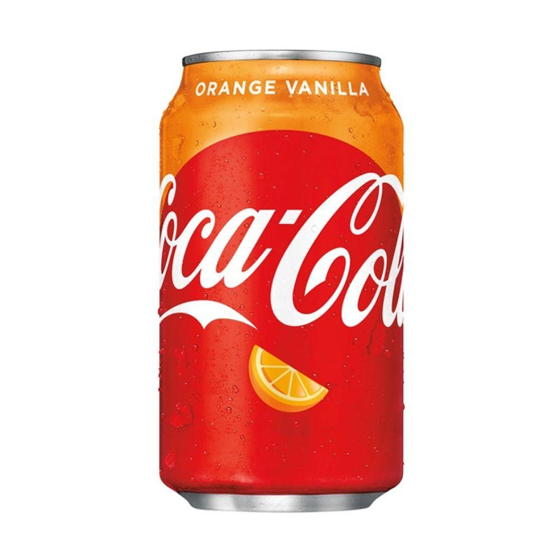 Coca-Cola Orange Vanilla - coca cola all'arancia e vaniglia da 355ml ...