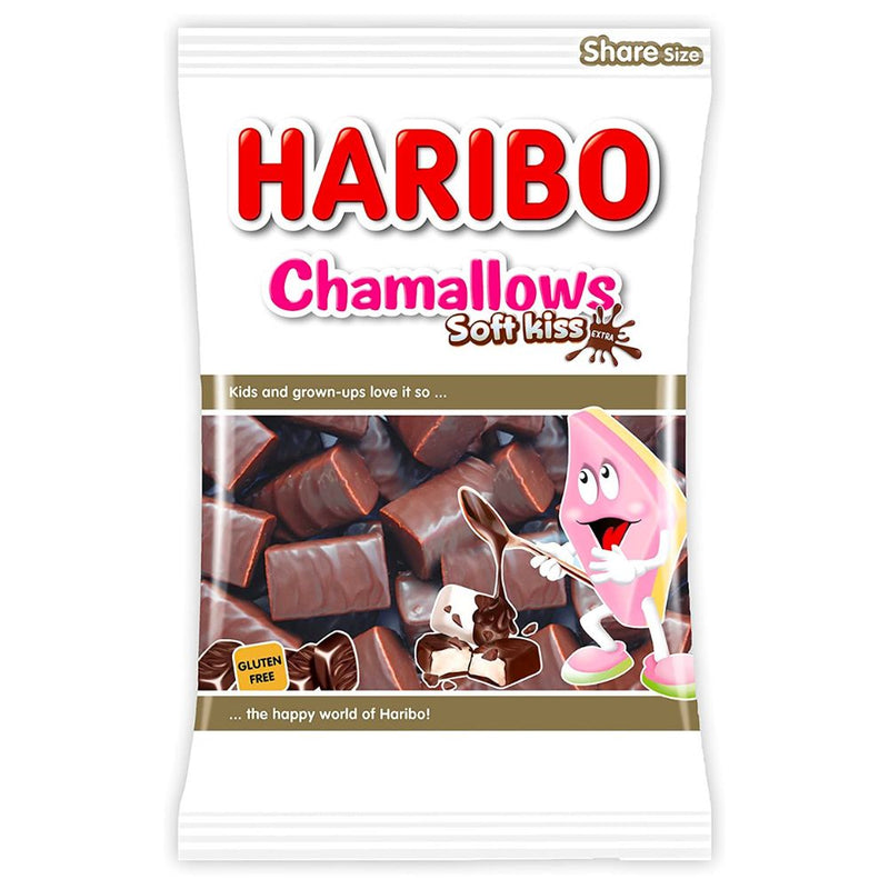Haribo Chamallows Soft Kiss - mini marshmallows ricoperti da cioccolato ...