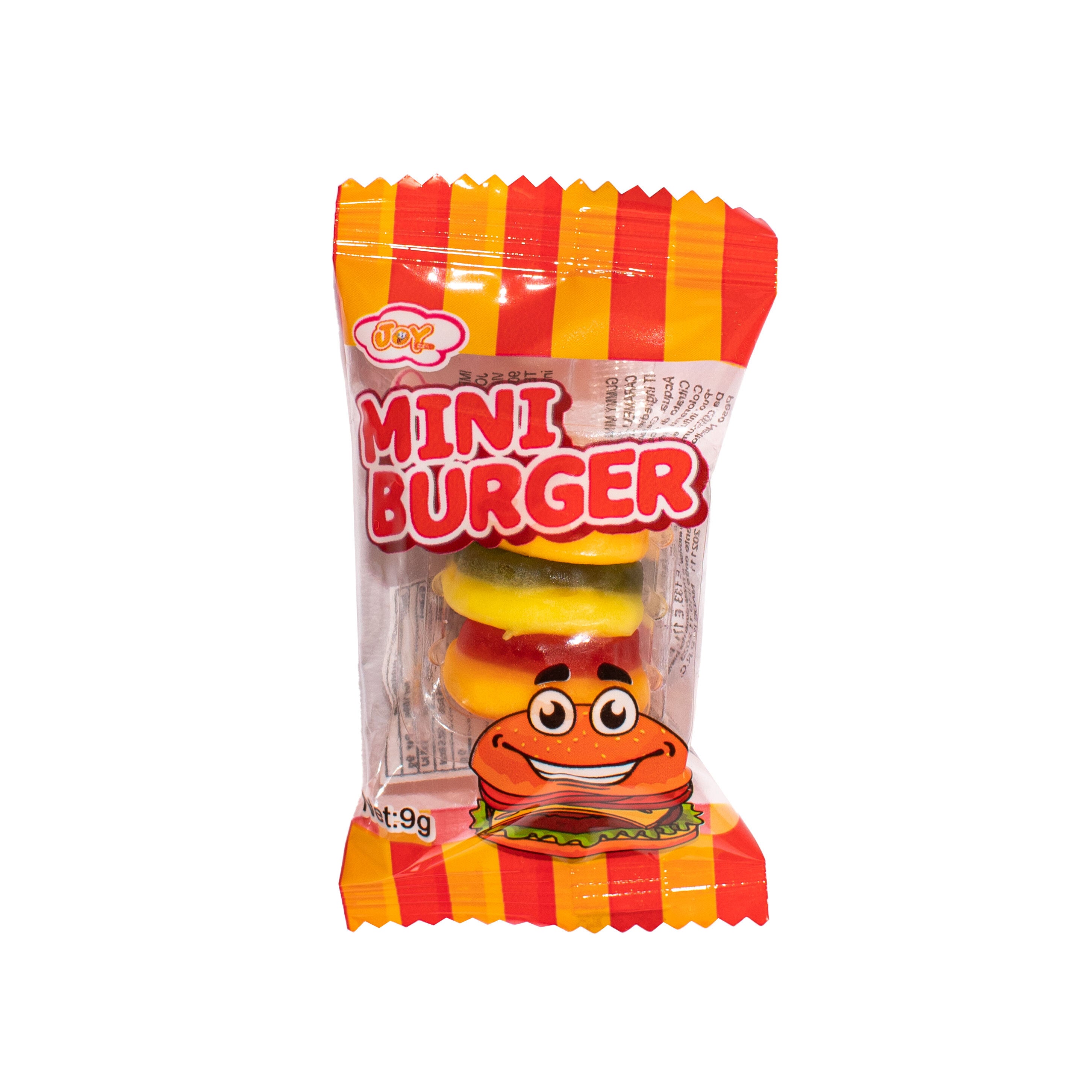 Joy Mini Burger - caramelle gommose alla frutta a forma di burger da 9g ...