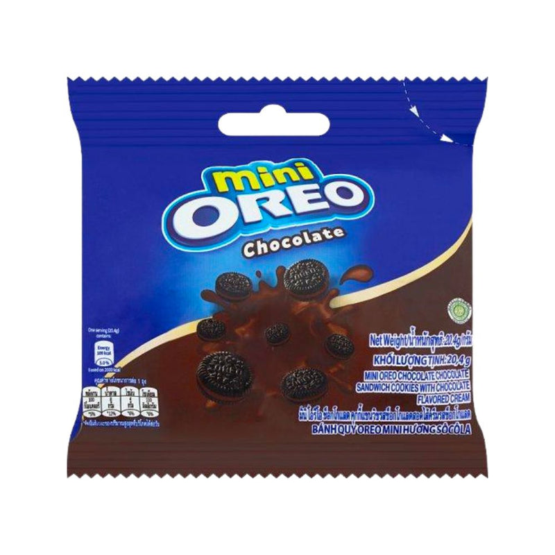 Oreo Mini Chocolate - mini biscotti oreo ripieni di crema al cioccolato da 20.4g – American Uncle